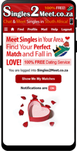 Get the Singles2Meet.co.za App For Your Phone:
